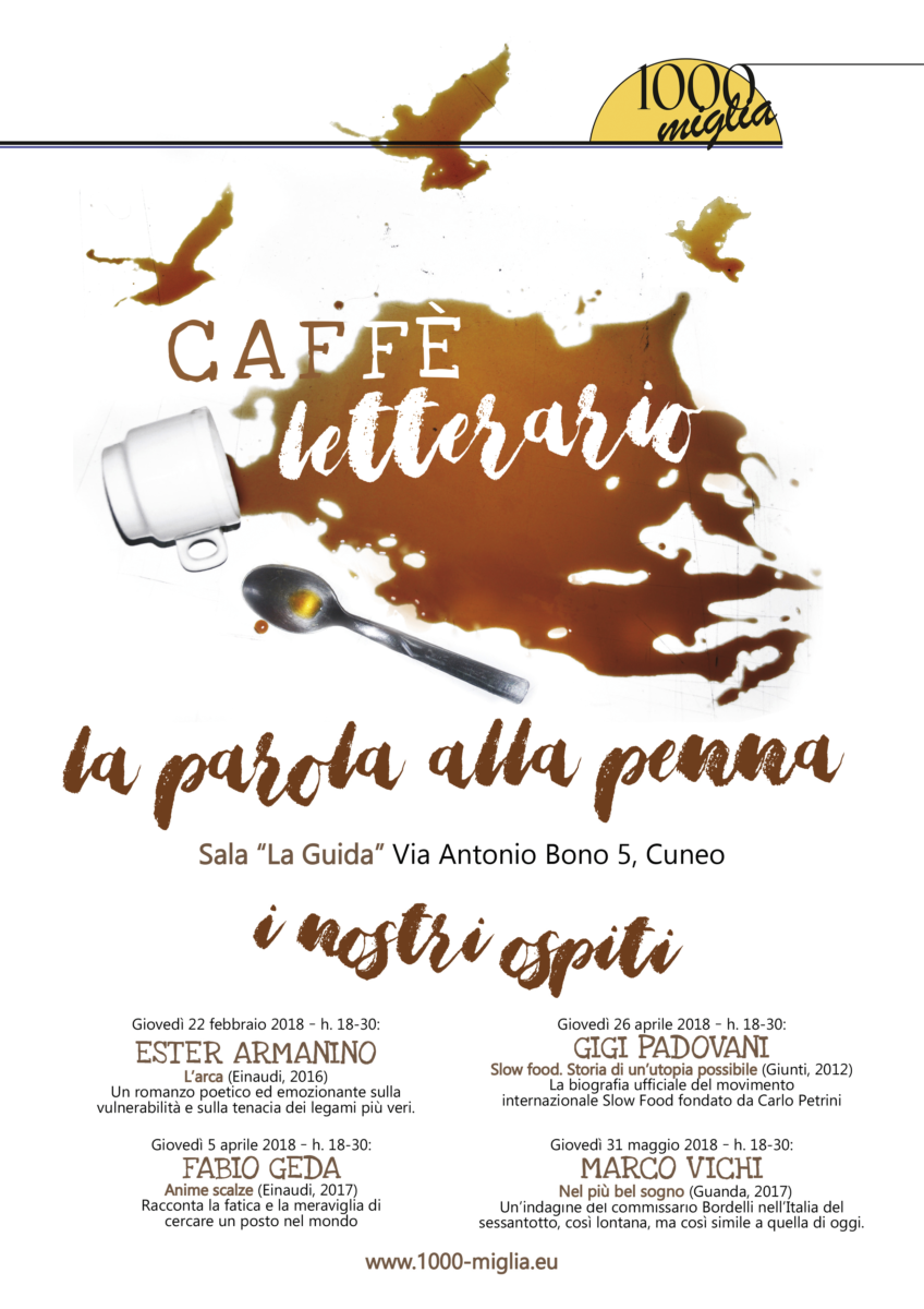 Manifesto Caffè Letterario La parola alla penna - 1000miglia